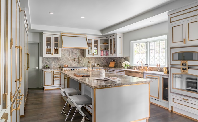 Officine Gullo Creates an Exquisite Kitchen for Actress Zoe Saldana