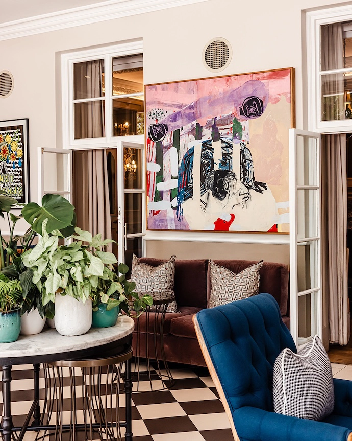 Art at the Pink Lady: Mount Nelson's Bold Cape Town Exhibitions